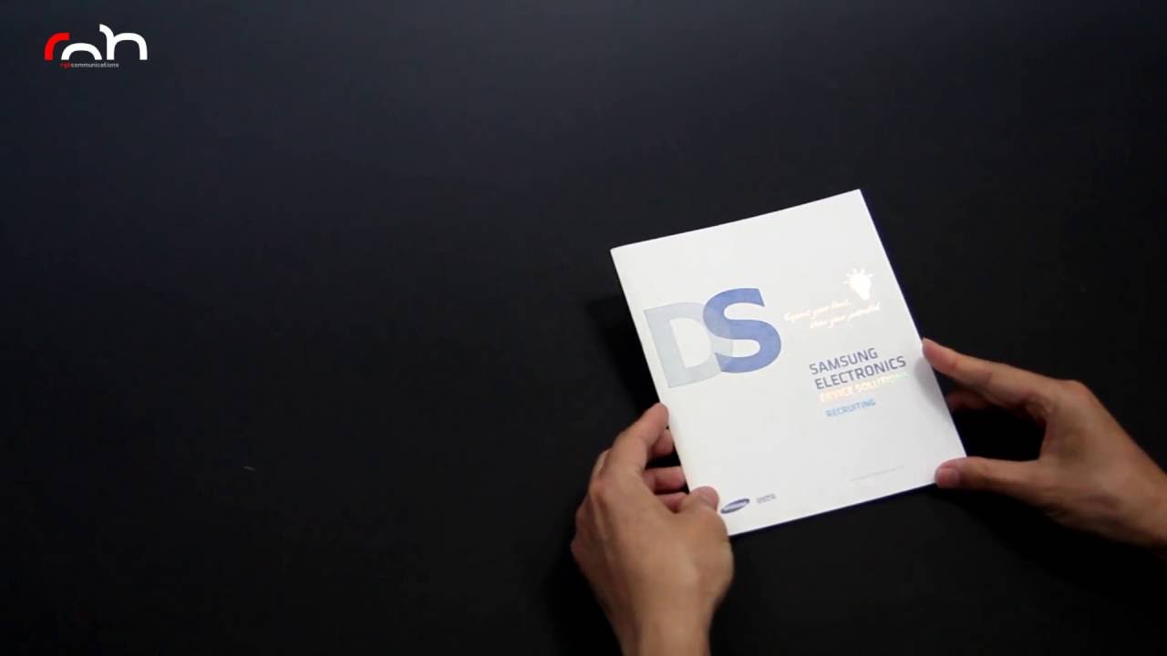 [알지비커뮤니케이션즈] SAMSUNG ELECTRONICS CATALOGUE & BROCHURE 삼성 카탈로그&브로슈어 제작 ...