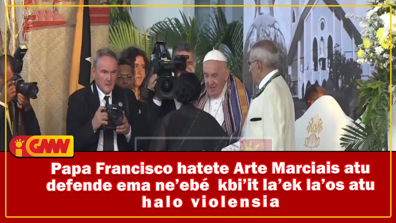 Papa Francisco hatete Arte Marsiais atu defende ema ne’ebé kbi’it la’ek ...