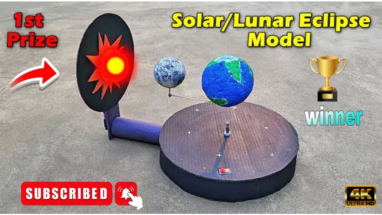 How to make solar lunar Eclipse model?? Working project model for ...