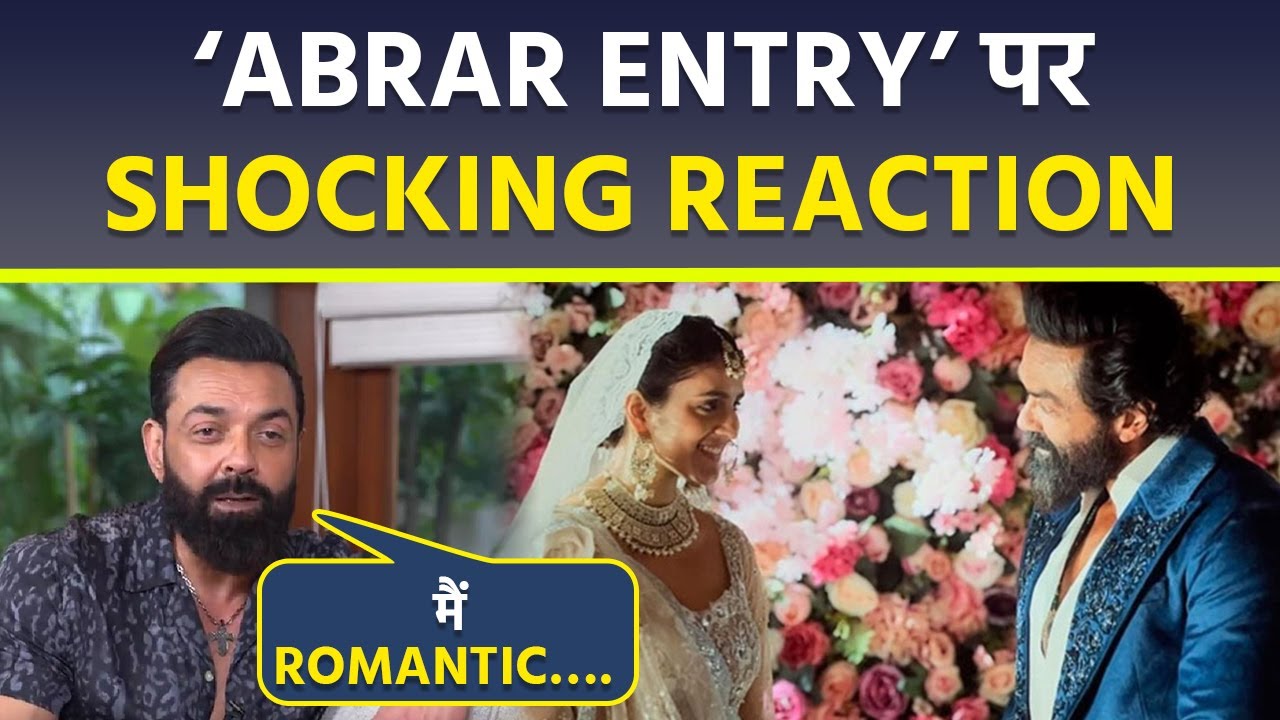 Animal Film Bobby Deol Abrar Entry Romantic Scene पर Shocking Reaction ...
