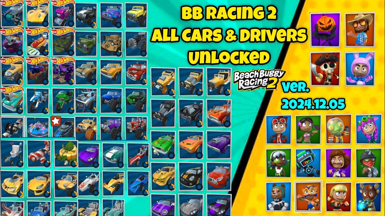 BB Racing 2 Latest Version - All cars and drivers unlocked 🔓#bbracing2 ...