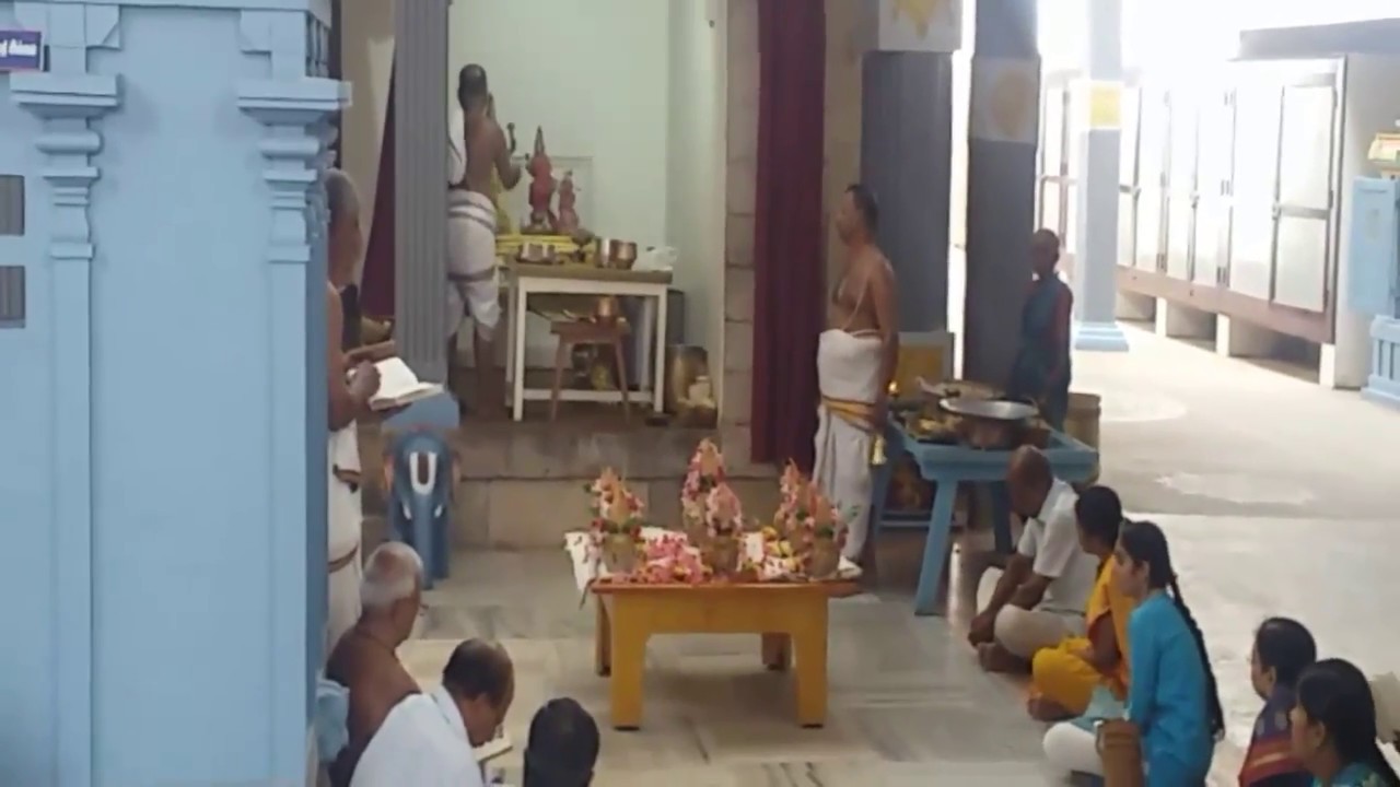 Kalasa Puja At krivaratharaja temple Peelamedu - YouTube