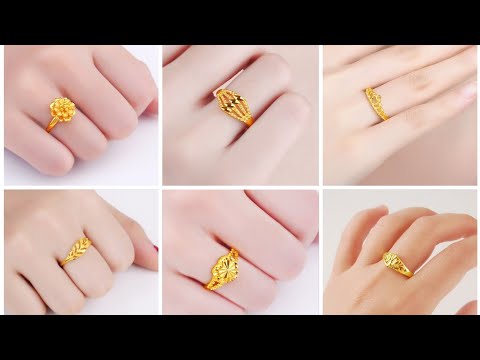 ২ আনা সোনার আংটি কালেকশন/2 ana gold finger ring collection|| finger ring design