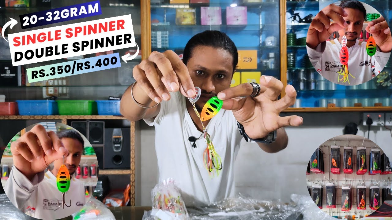 Single Spinner Double Spinner 20-32gram Only 350/- 400/- Best For ...