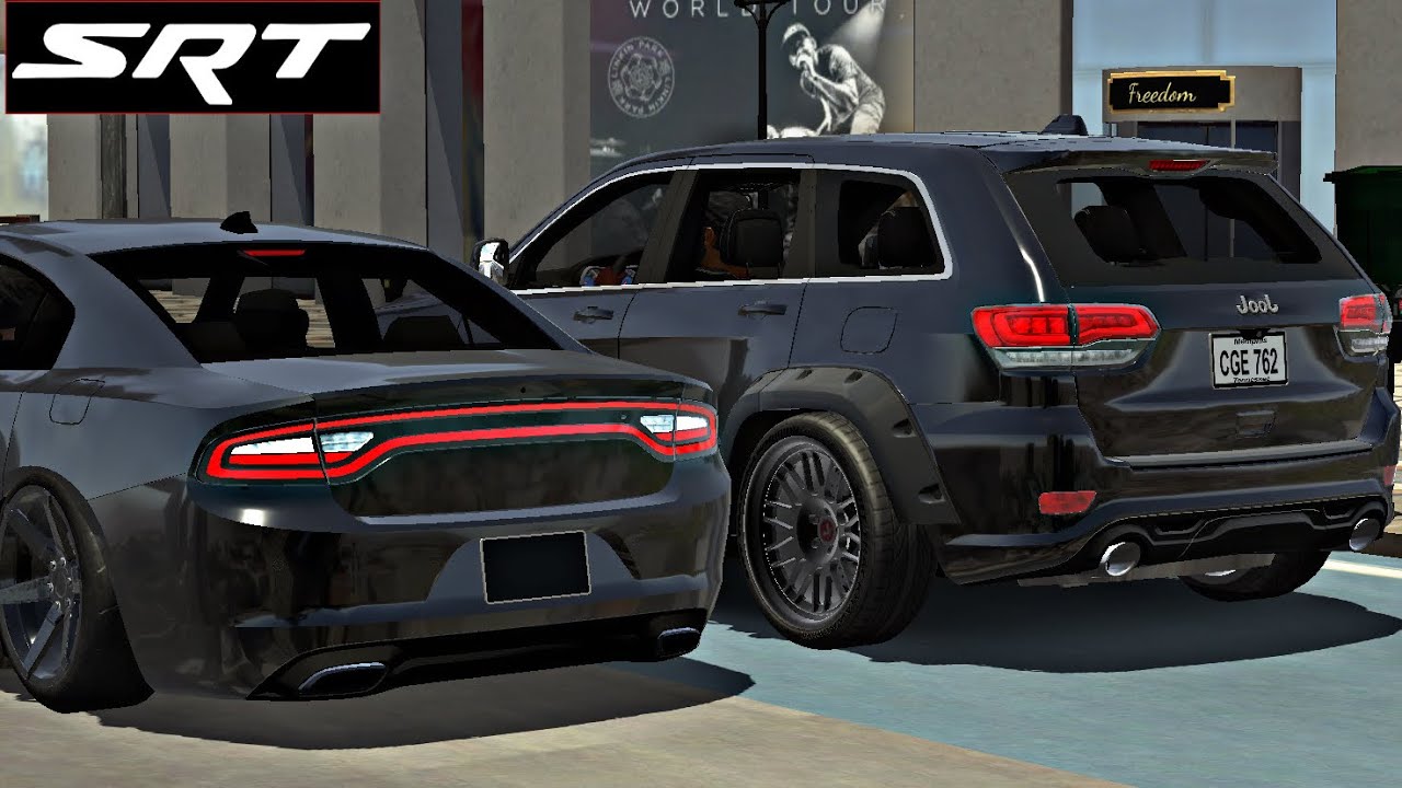 Dodge charger redeye & trackhawk CONVOY | Car parking multiplayer - YouTube