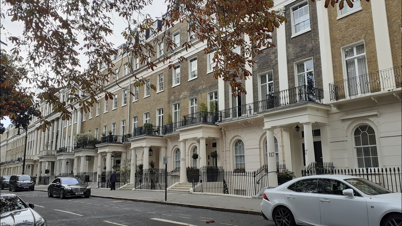 Luxury Homes of Belgravia Eaton Square | London Architecture - YouTube