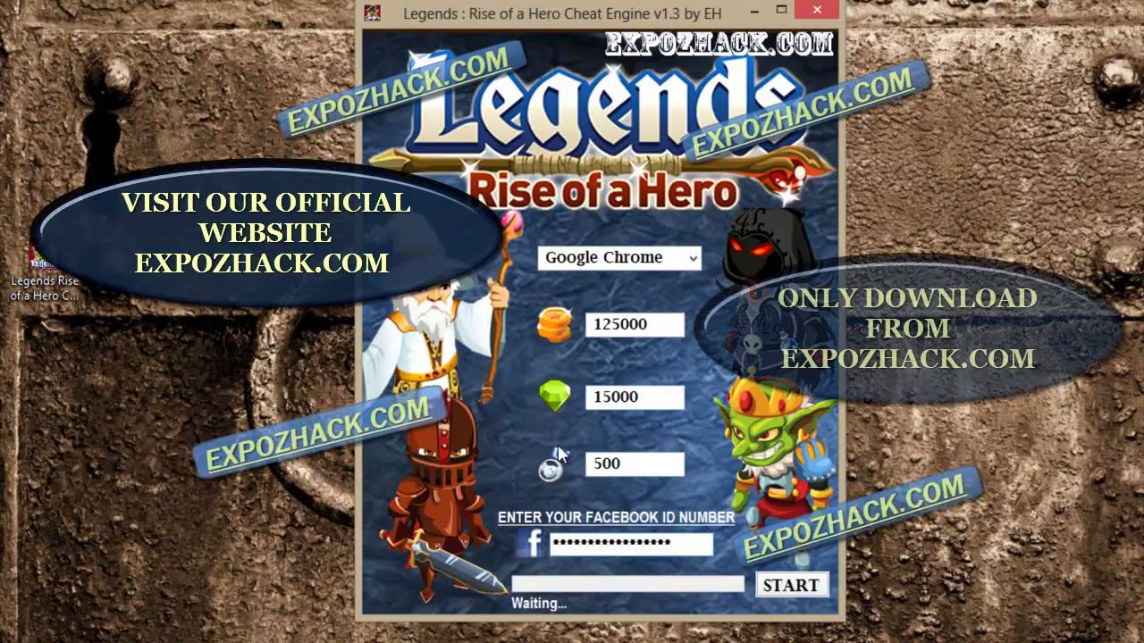 Legends Rise of a Hero Cheat Engine v1.3 - YouTube