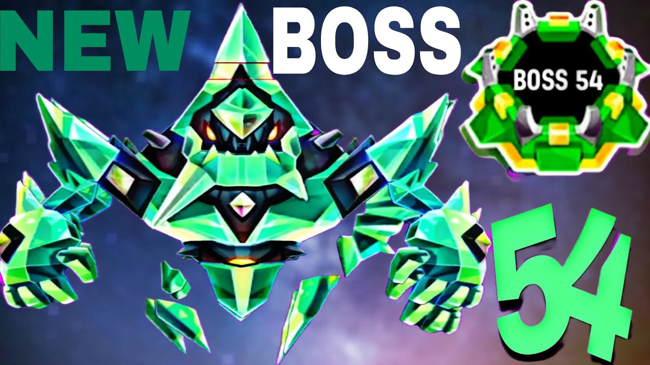 SPACE SHOOTER NEW BOSS 54 Diamondhead || DIAMONDHEAD FIGHTING || ROCKET ...