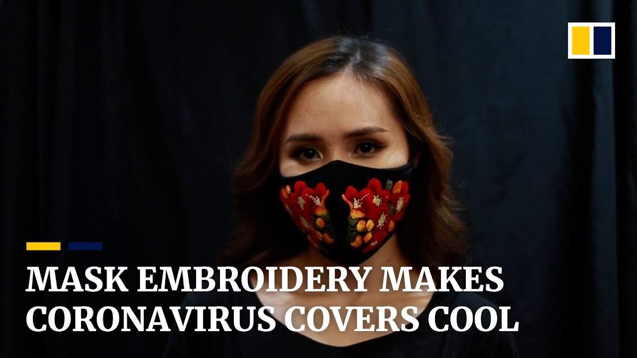 Vietnamese designer embroiders face masks to encourage people to cover ...