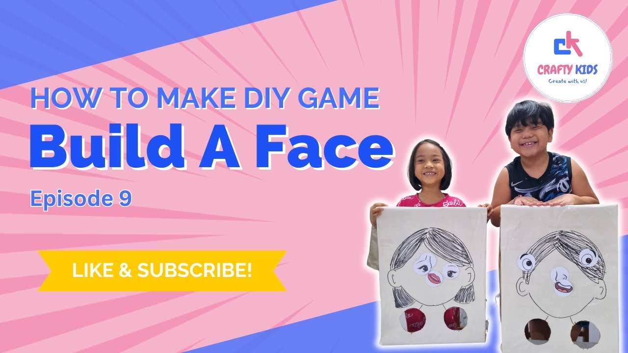 Build A Face Game | Crafty Kids Episode 9 - YouTube