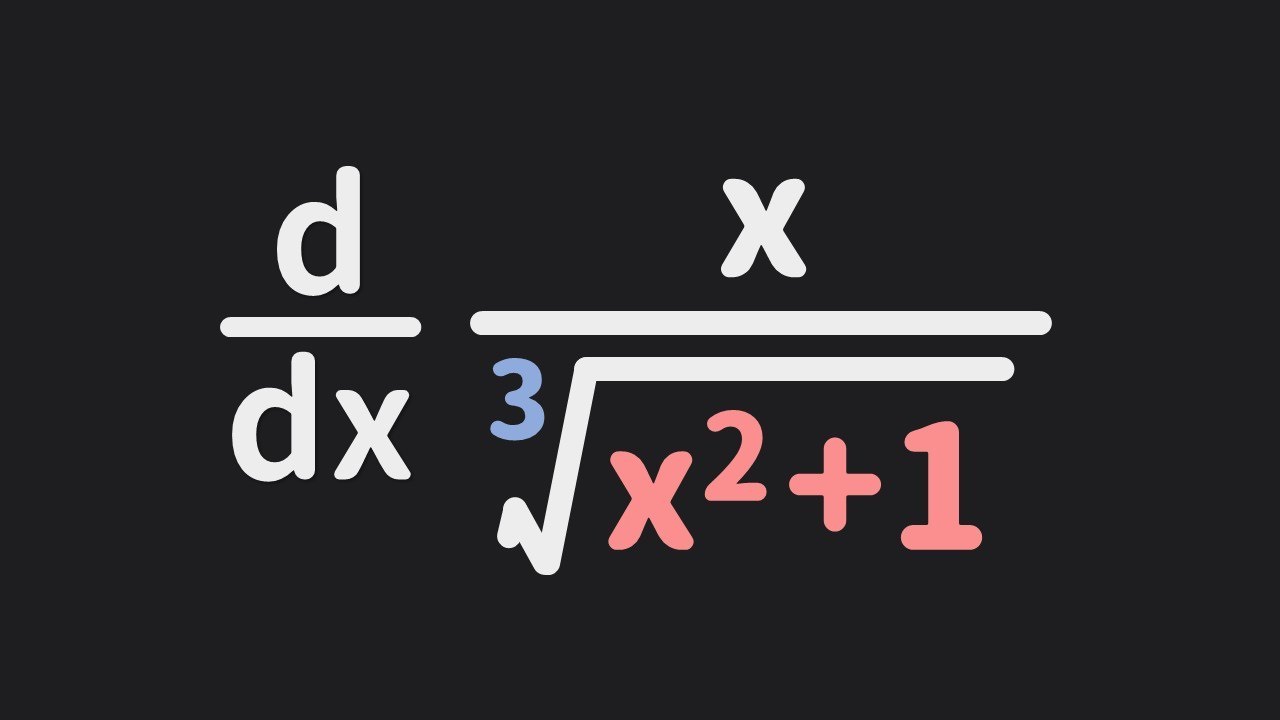 Finding Derivatives using Chain Rule and Quotient Rule | Derivative ...