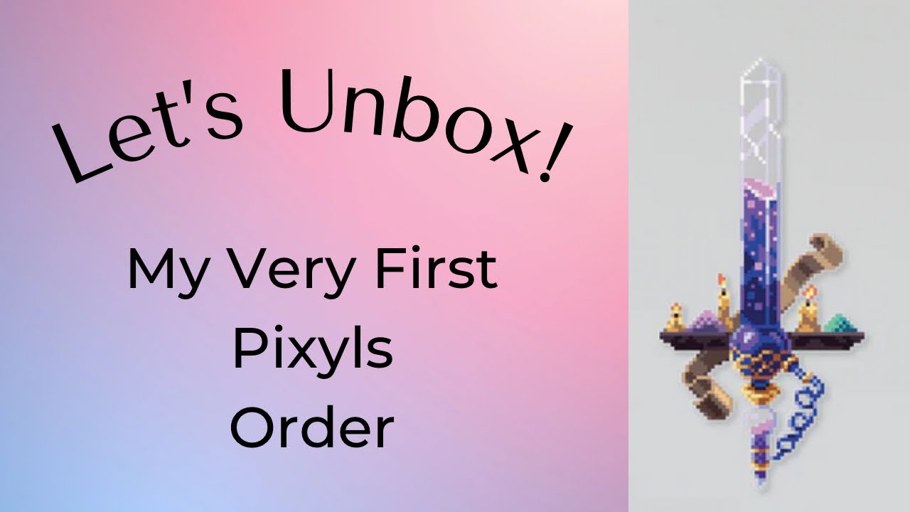 Let’s Unbox! Alchemy Sword from Pixyls, A New Sticker By Number Craft ...