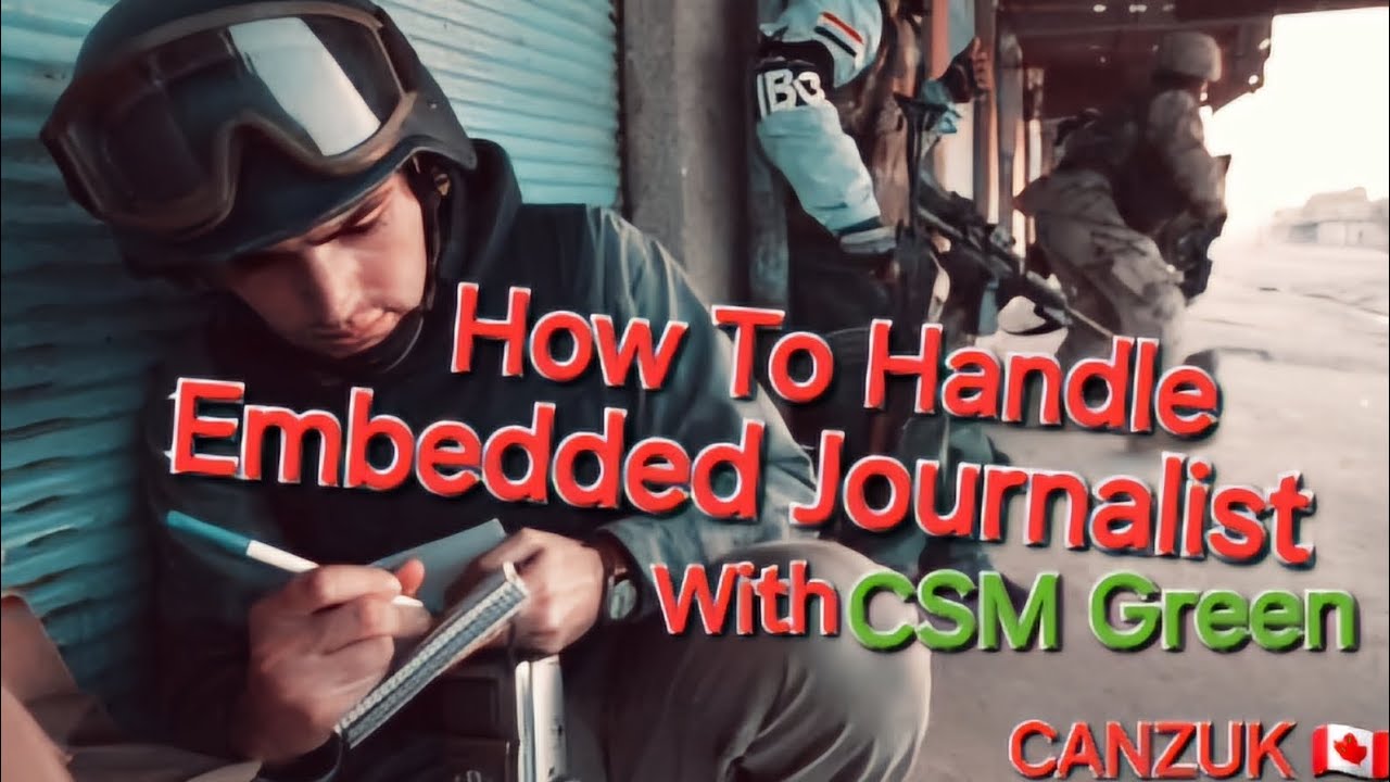 Embedded Journalism 101 - YouTube