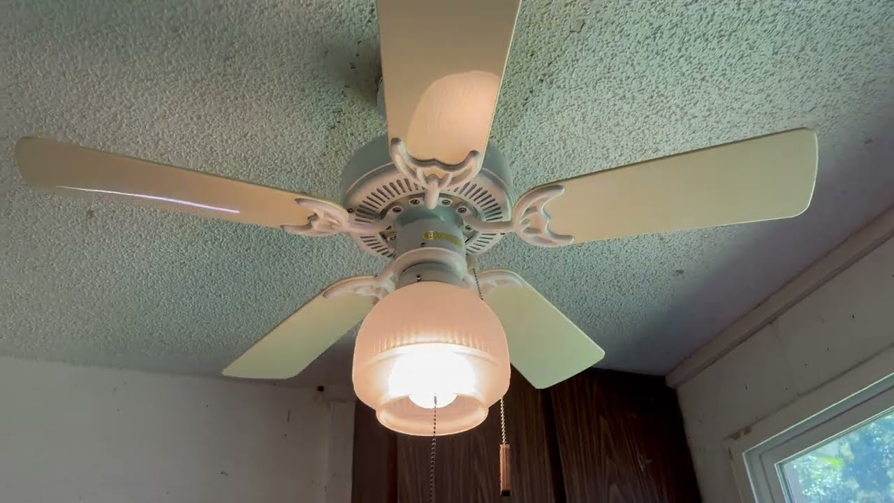 36” Regency Cabana ceiling fan (installed in my laundry room) - YouTube