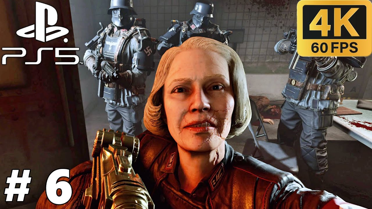 WOLFENSTEIN 2 THE NEW COLOSSUS Gameplay Walkthrough (Part 6) FULL GAME ...