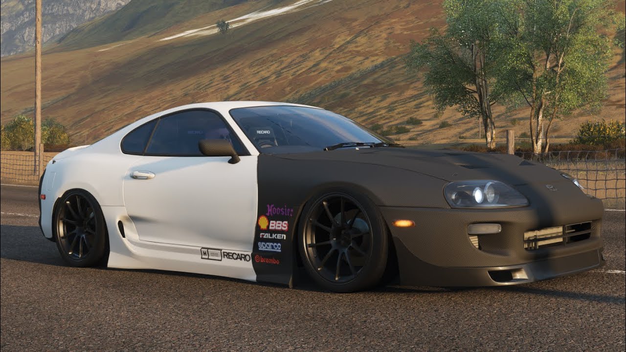 FH 4 Toyota Supra RZ 1998 Test Drive & Exhaust and BlowOff Sounds Check ...