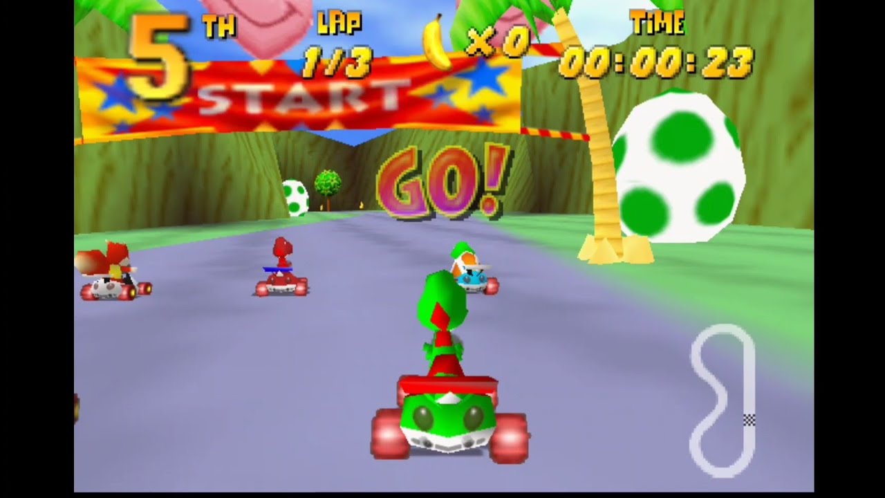 Yoshi's Racing Story - Diddy Kong Racing ROM Hack - Nintendo N64 ...