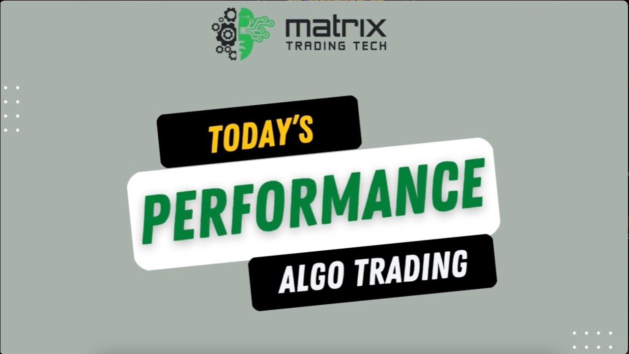 ALGO PERFORMANCE(09/07/24) | OPTIONS ALGO TRADING | MATRIX TRADING ...