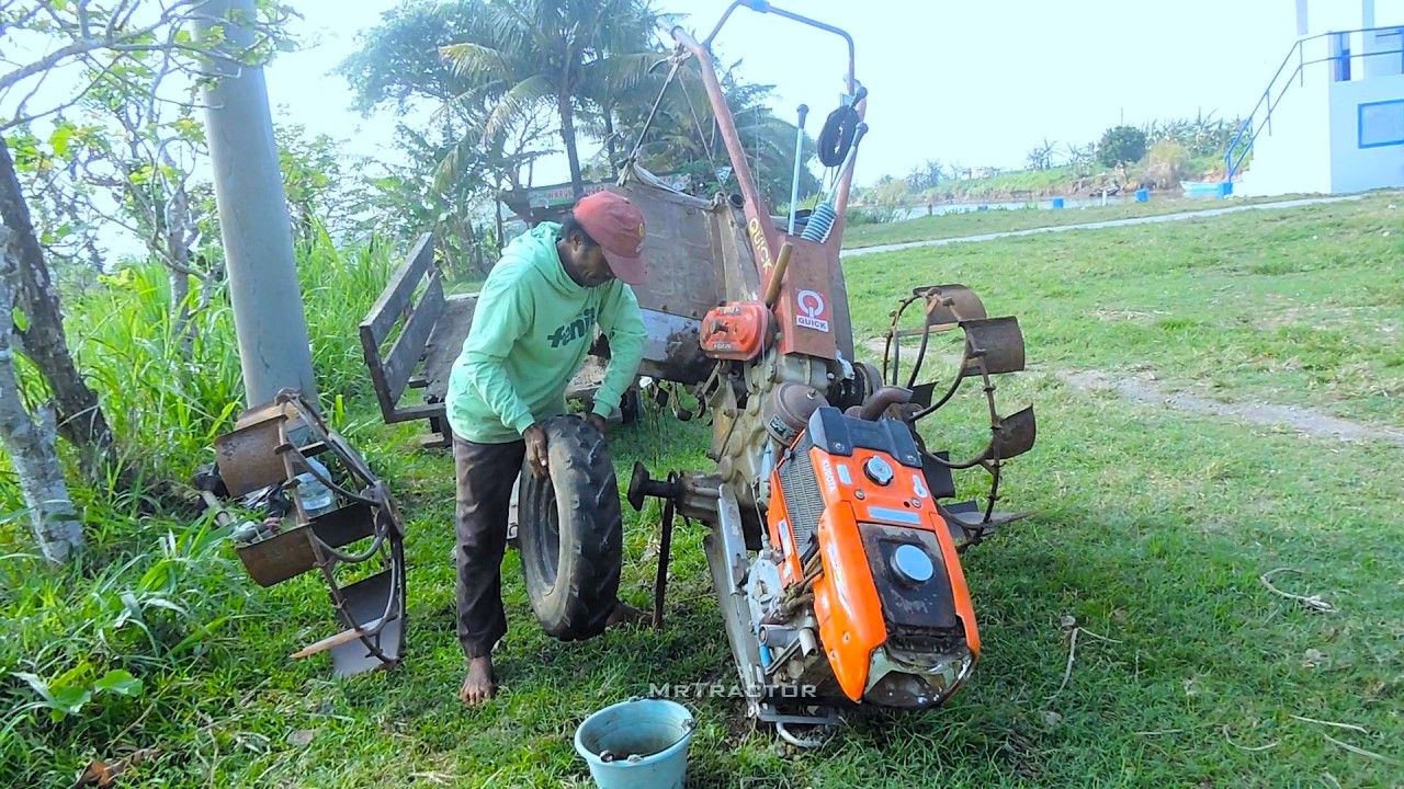How to Change a Tractor Wheel & Make a Rice Floating Seedbed – Step by ...