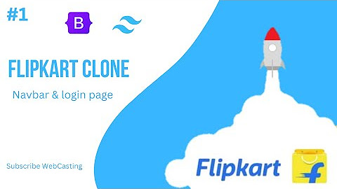 Full Flipkart clone using Bootstrap Tailwind Css framework - YouTube