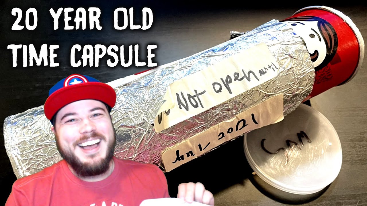 I OPENED A 20-YEAR-OLD TIME CAPSULE FROM 2001!! - YouTube