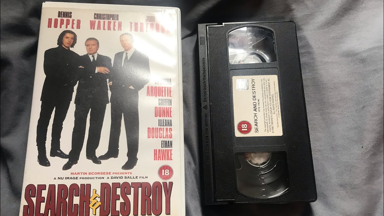 UK rental VHS trailer reel Search and destroy Fox - YouTube