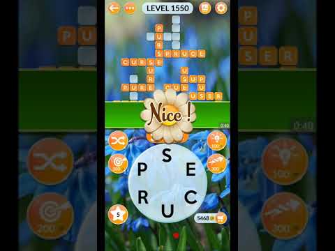 WORDSCAPES IN BLOOM LEVEL 1550 masaya ang mga salita - YouTube