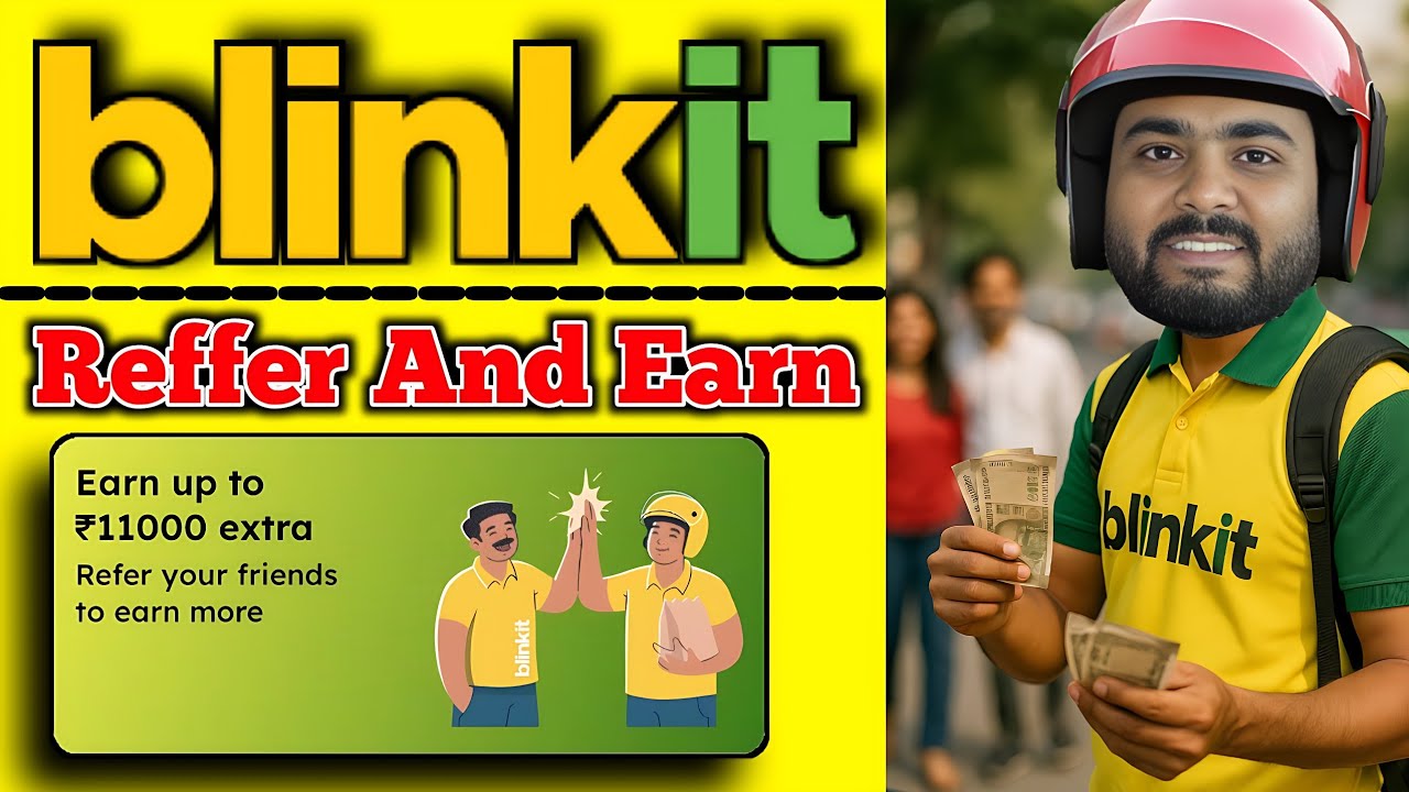 Blinkit Refer and Earn | Blinkit Referral Code | Blinkit Referral Bonus ...