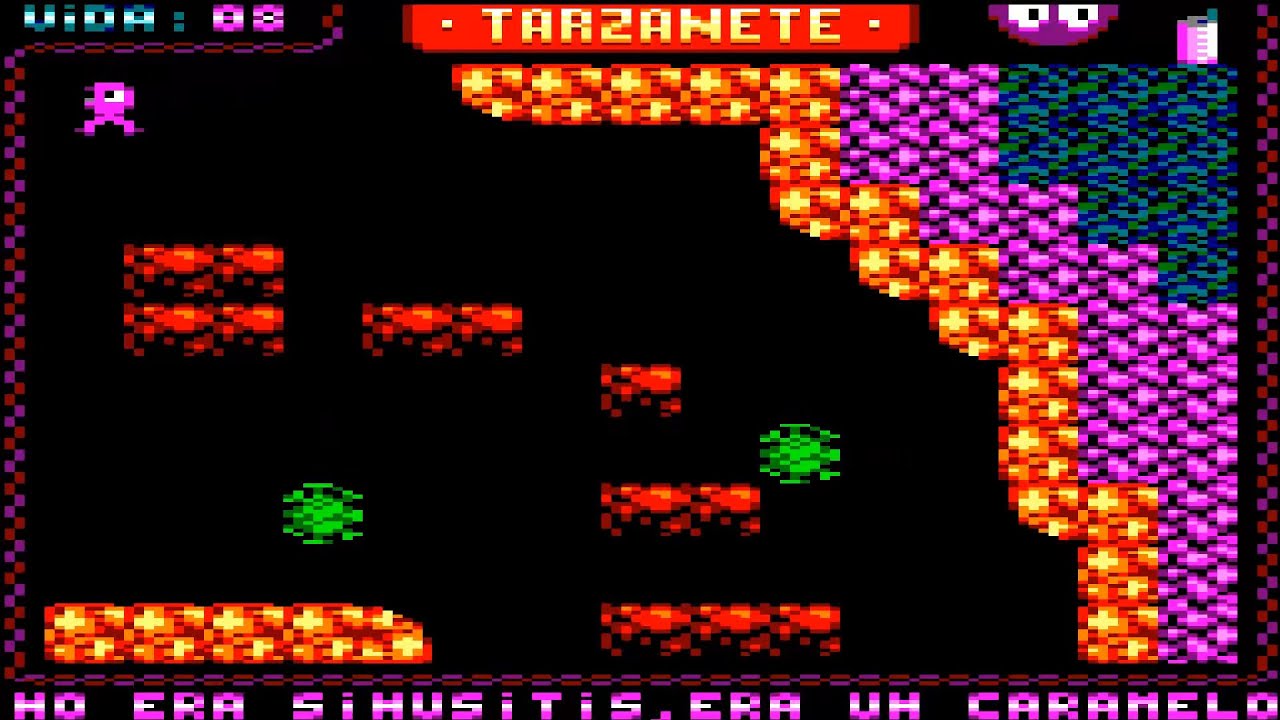 Tarzanete A new arcade platformer for the Amstrad CPC By RetroMakes ...