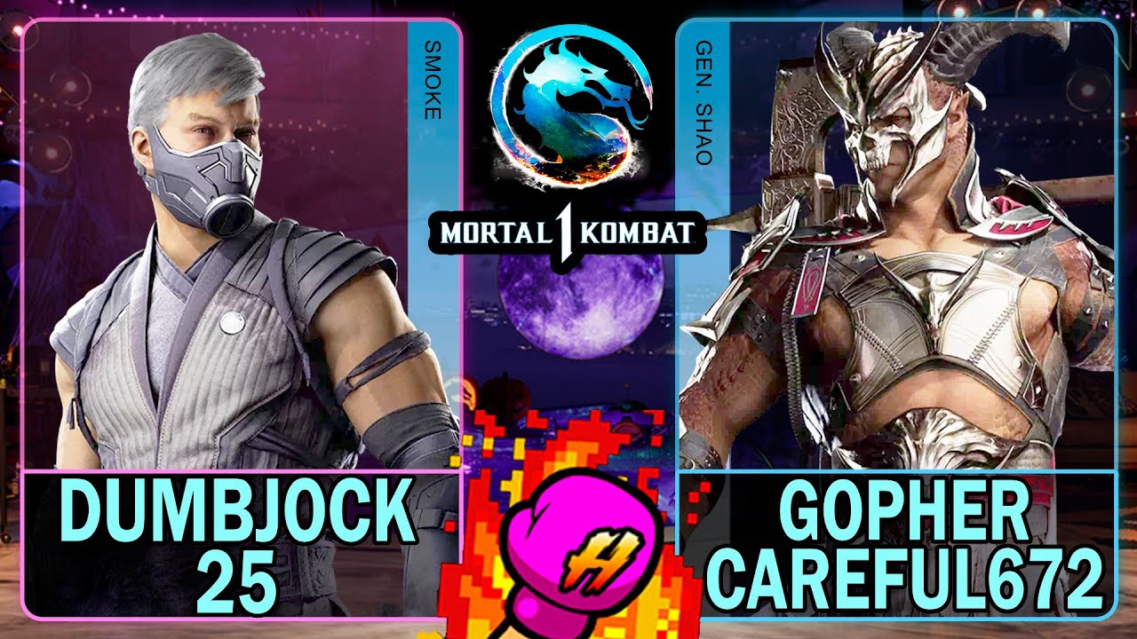 MK1 Dumbjock25 (SMOKE) VS Gopher Careful672 (GENERAL SHAO)🥊Mortal ...