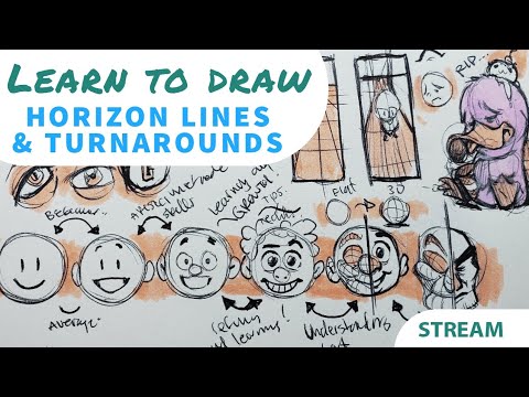 Learn to Draw horizon lines and basic turnarounds - YouTube
