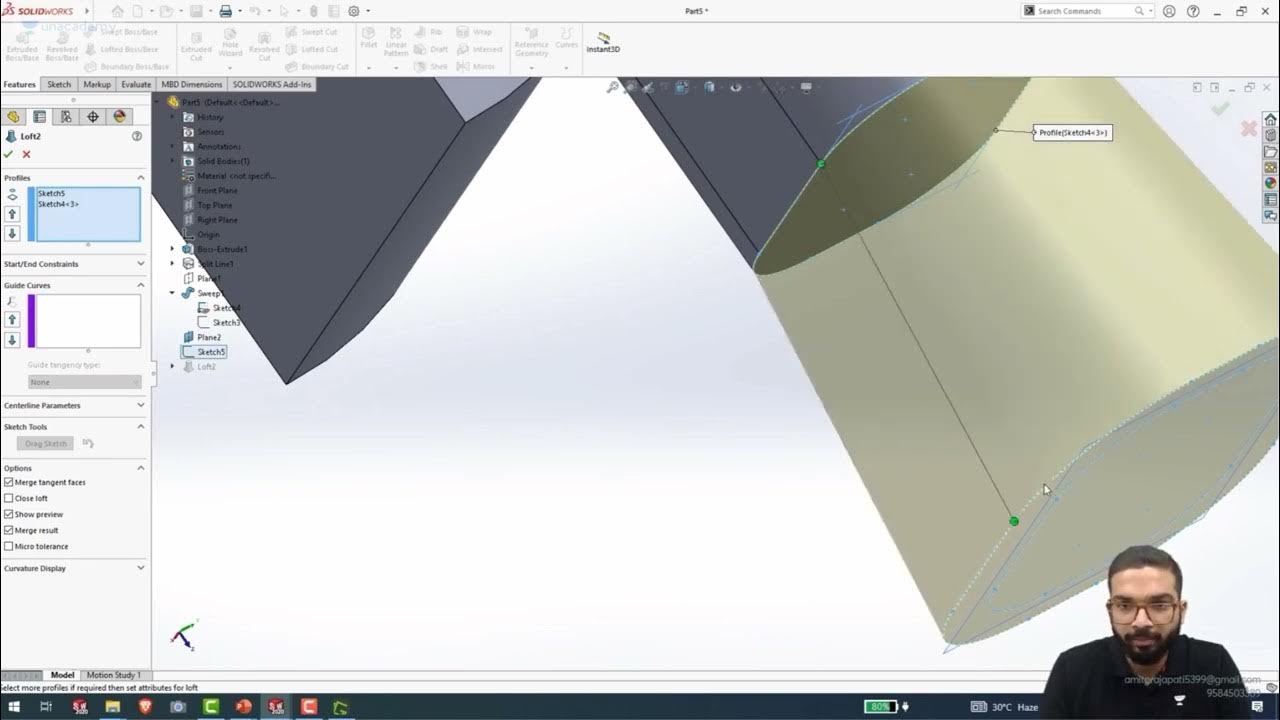 Exercise 02 Intake Manifold in Solidworks for Beginner | SOLIDWORKS | - YouTube