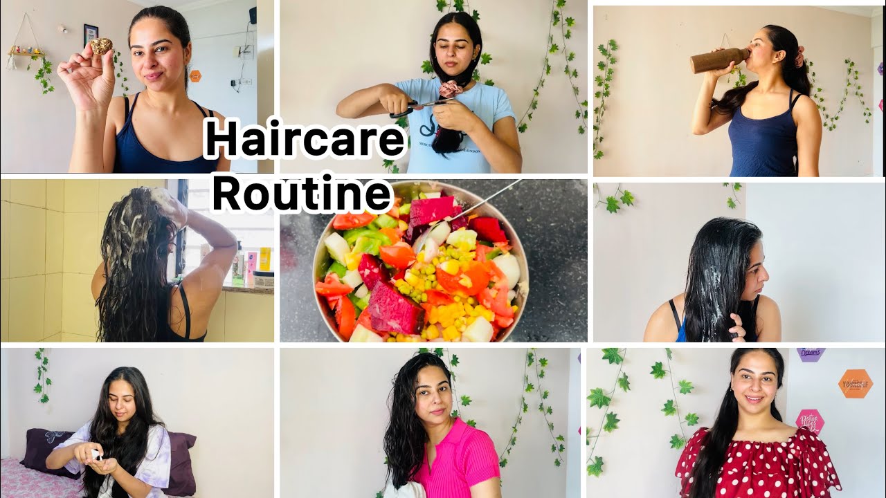 My Haircare Routine Tips | Weekly Haircare Maintance l Oiling, Shampoo ...