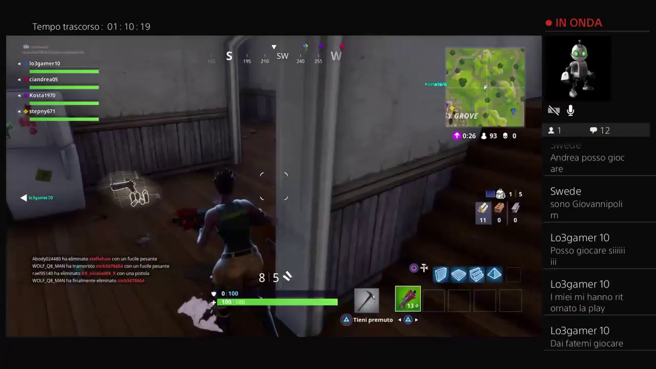 Live su Fortnite con Stepny - YouTube