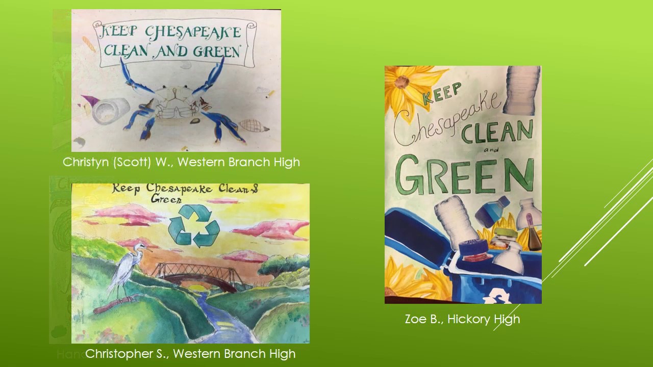 Chesapeake Clean and Green Poster Contest - YouTube