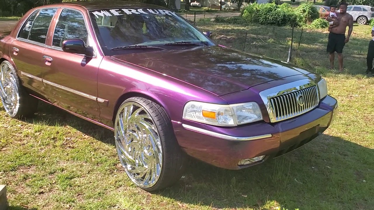 True Gritt Customs grand marquis chameleon paint job - YouTube