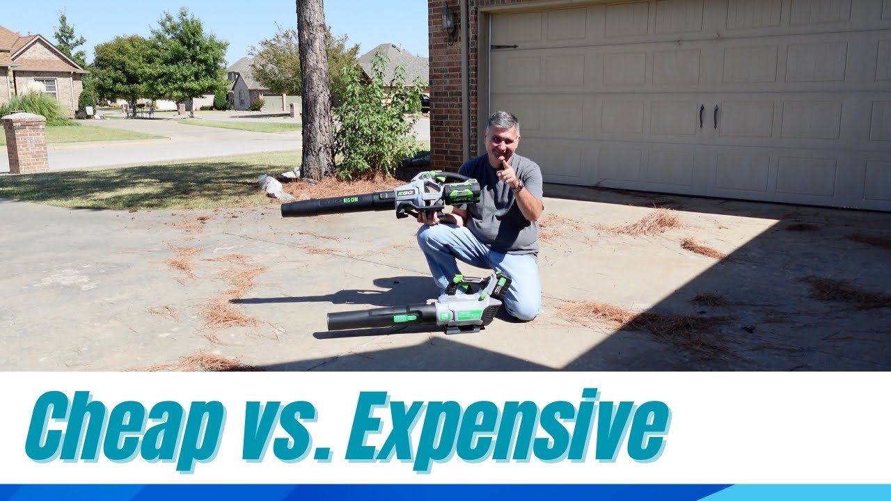 Electric Leaf Blower FACE OFF Budget vs Premium - YouTube