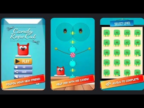 Cut The Rope: Pou Adventure Android Gameplay - YouTube