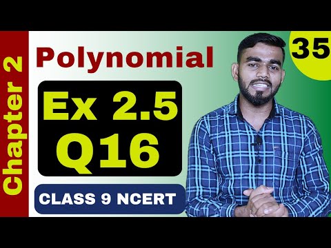 Class 9 Maths Chapter 2 | Exercise 2.5 Q16 | Polynomial | NCERT | Class 9 Maths | Ex 2.5 q16 ...