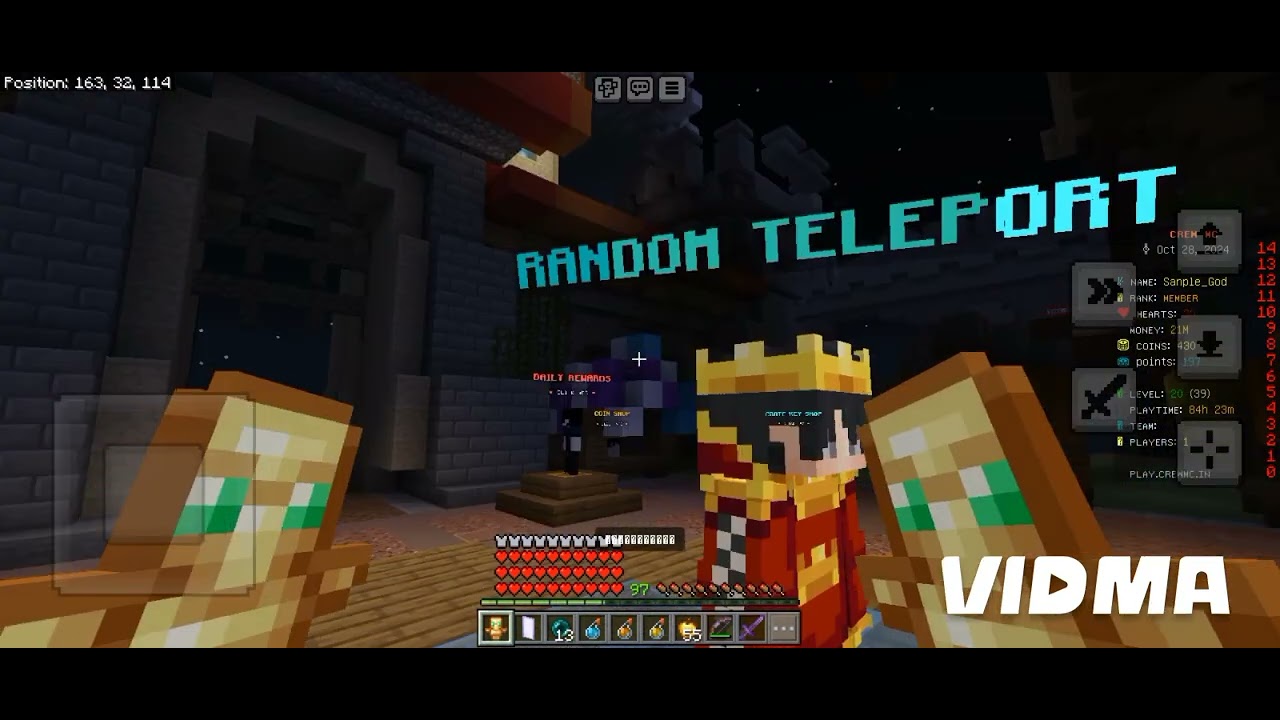 play.CREWMC.IN Kit give a diamond armour crystal cpvp gear like and ...