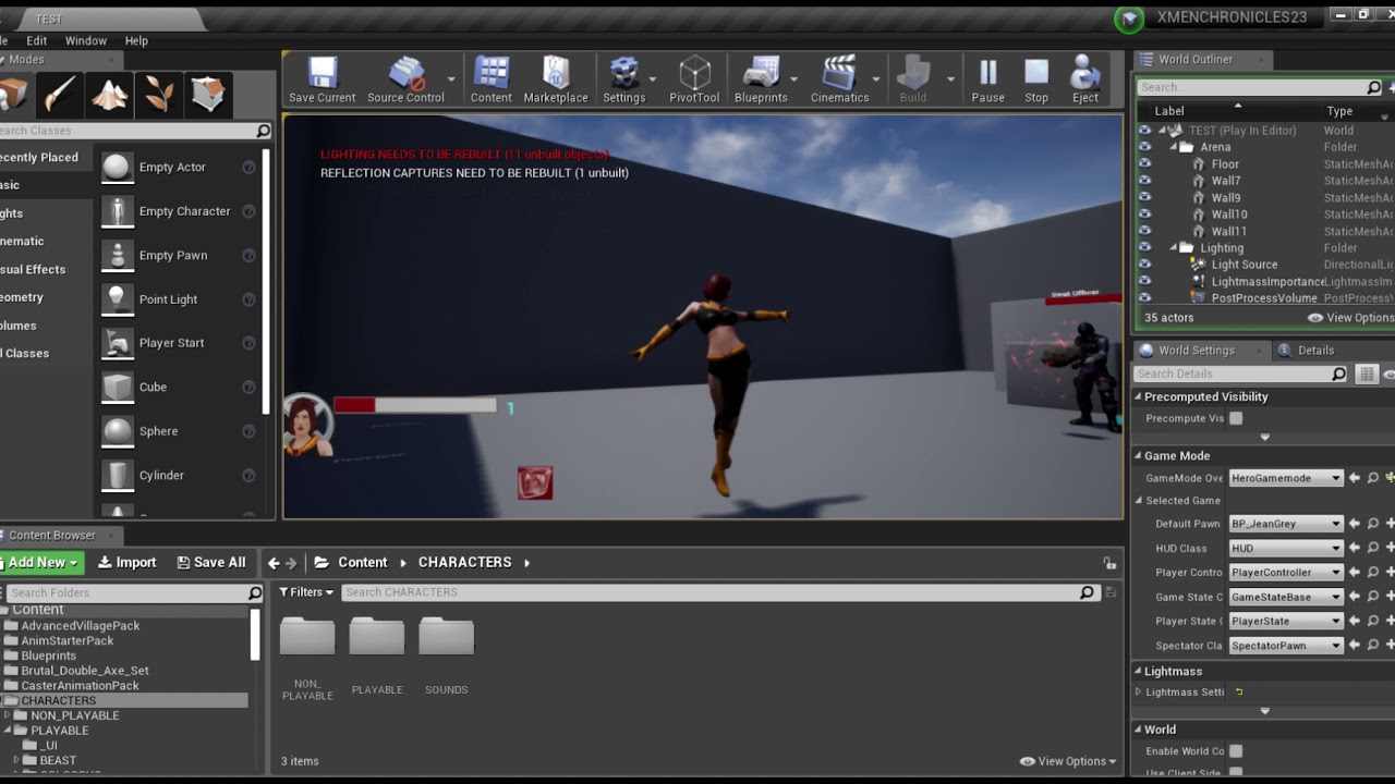 X-MEN LEGENDS REMAKE - UE4 Learning Project - YouTube