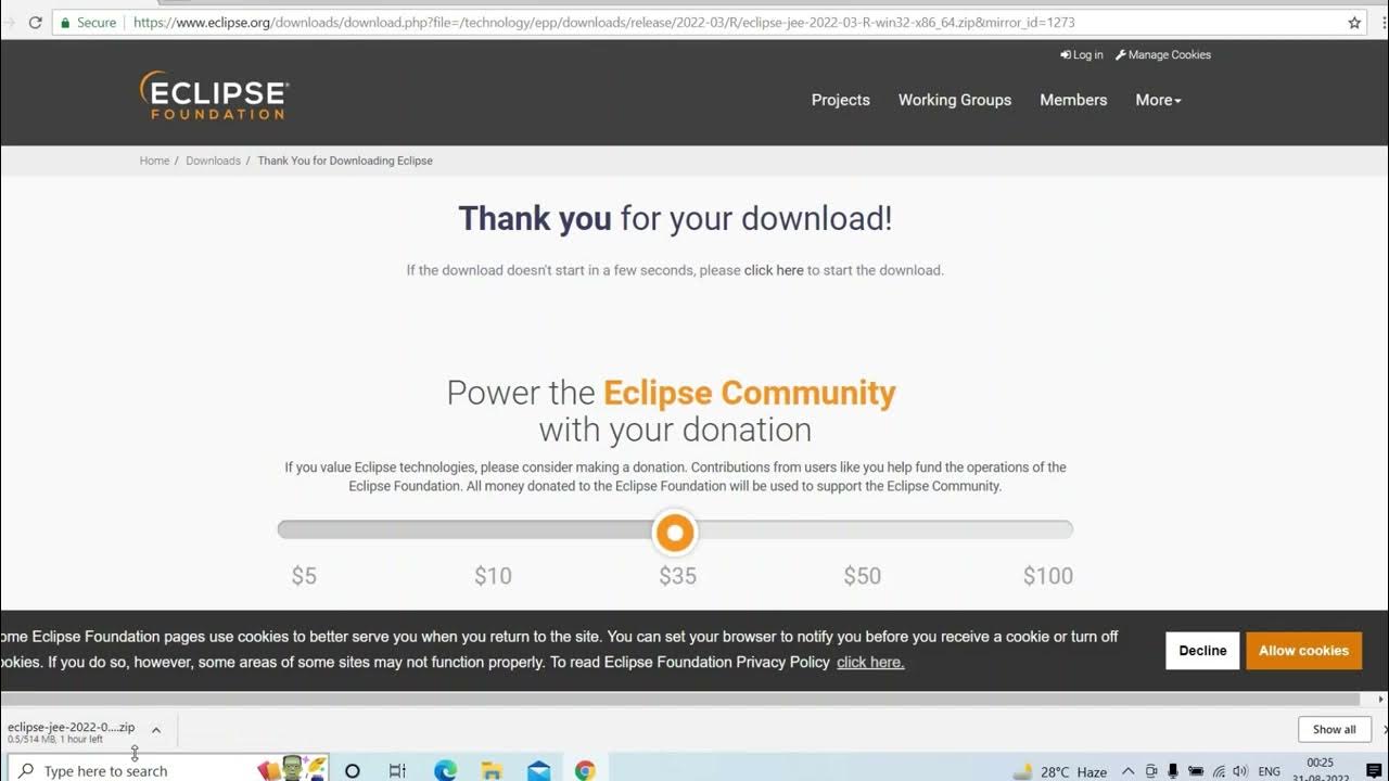 How to download and Install Eclipse on Windows Operating System - YouTube