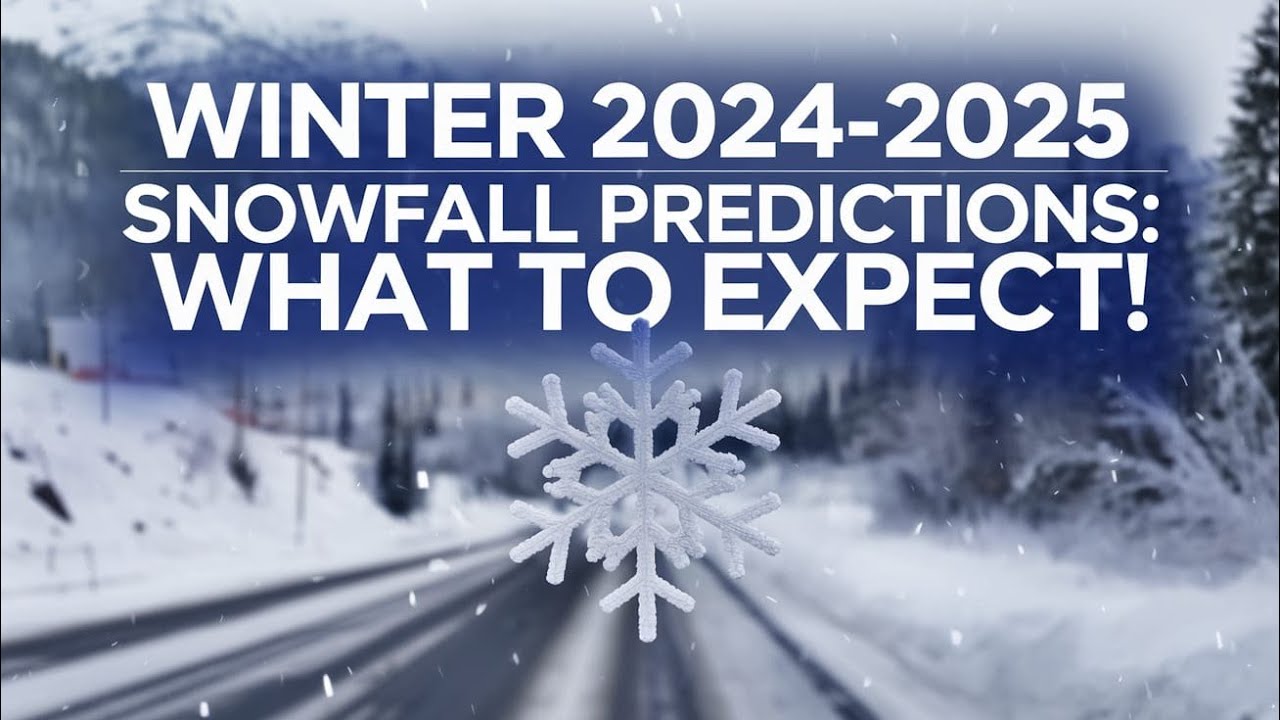 Winter 2024-2025 Snowfall Predictions: Update #us #canada #europe # ...
