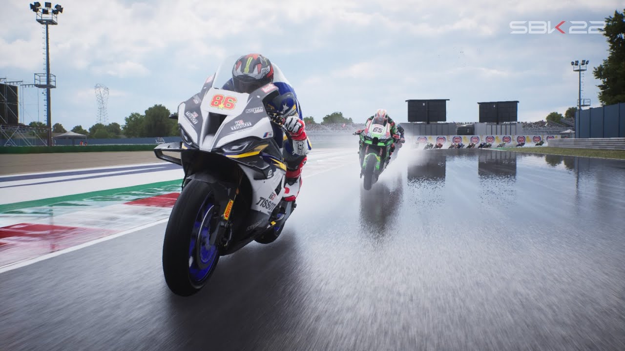 【PS4】SBK 22 Career mode #10 Season 1 Rd.4 MISANO Race 1 - YouTube