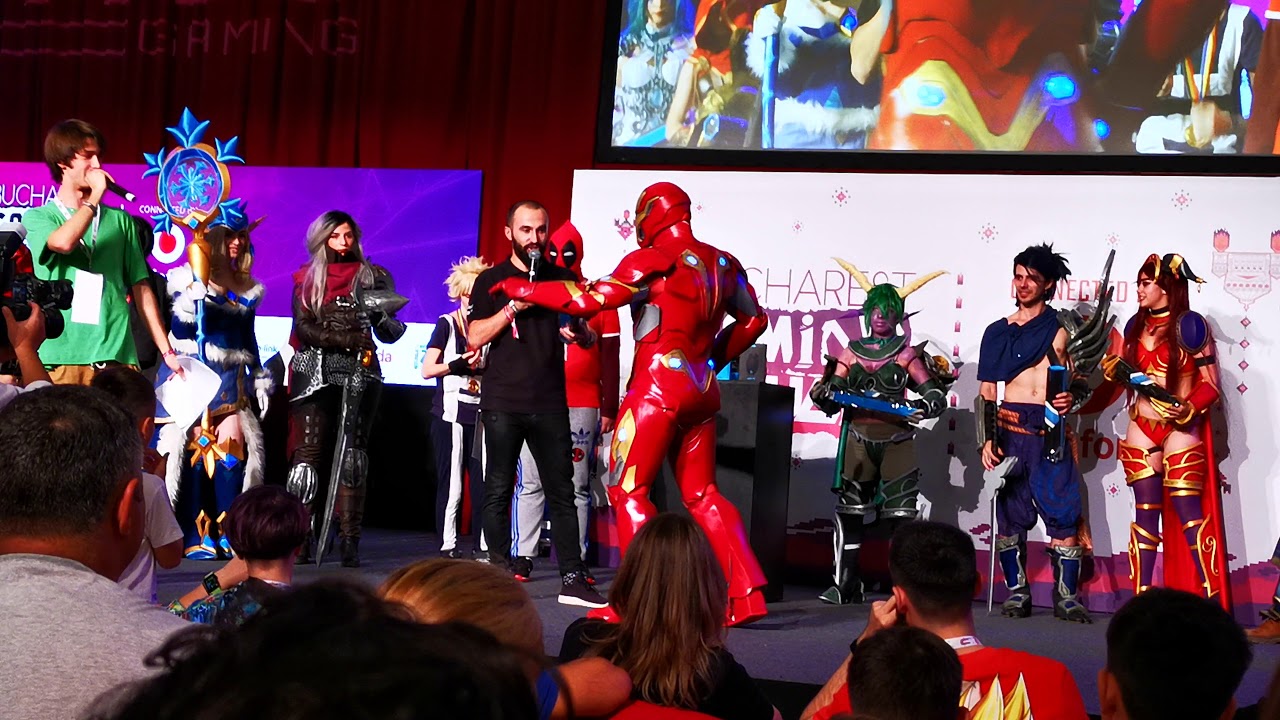 Jurizare concurs cosplay la Bucharest Gaming Week 2019 - YouTube