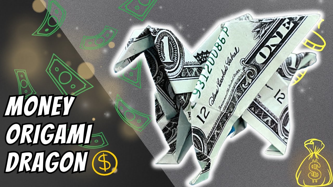 Money Origami Dragon – Majestic Dollar Origami Gift 🐉💵 - YouTube