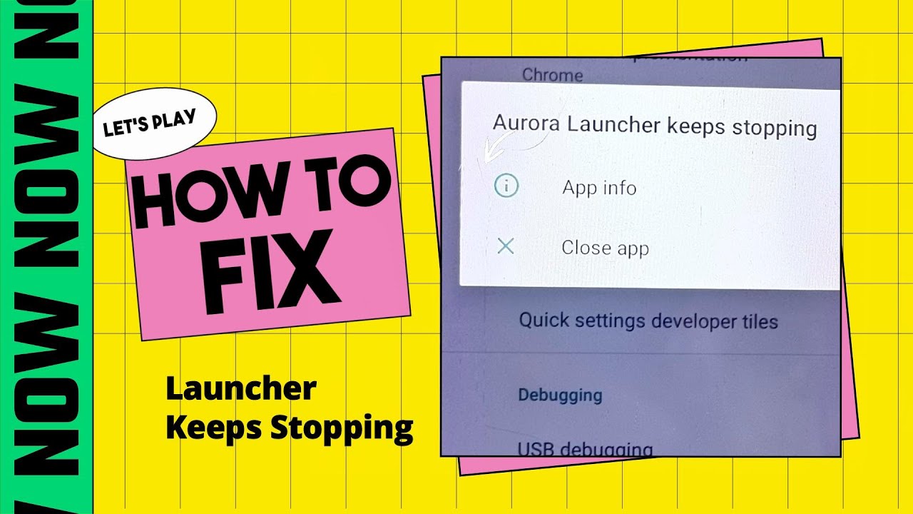 Walton Aurora Launcher Keeps Stopping Fix By Quick Fixer TM - YouTube