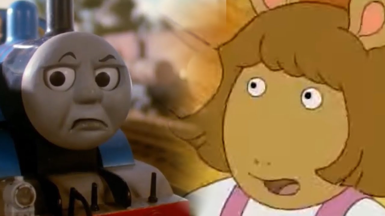 Thomas The Tank Engines prevents D.W. from touching Arthur’s Model ...