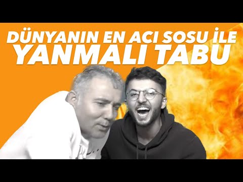 DÜNYANIN EN ACI SOSU İLE SESLİ TABU OYNADIIK! (BABAMIN CİĞERLERİ YANDI)