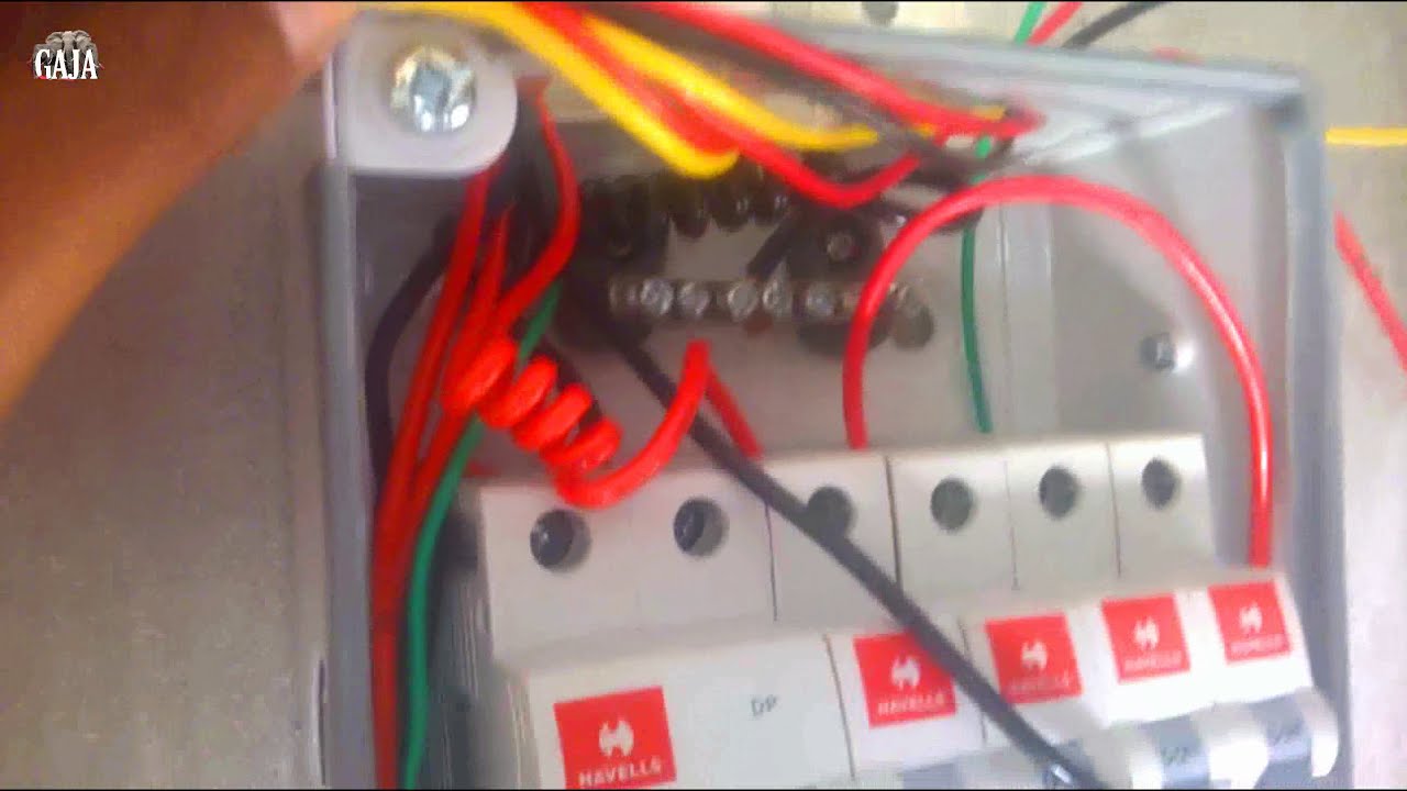 How to connection MCB box From Room - YouTube